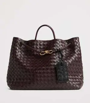 Bottega Veneta Intrecciato Leather Luggage Tag
