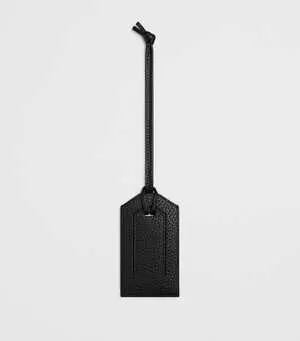 Bottega Veneta Intrecciato Leather Luggage Tag