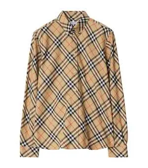 Burberry Flannel Shirts For Men