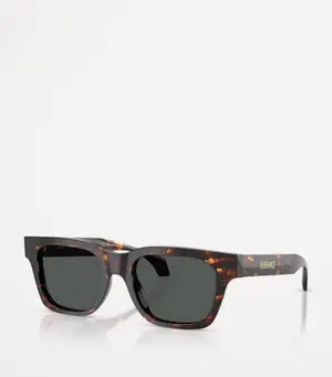 Versace Square Frame Sunglasses - Brown