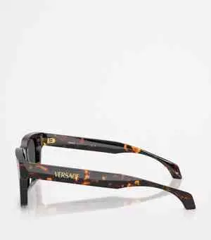 Versace Square Frame Sunglasses - Brown