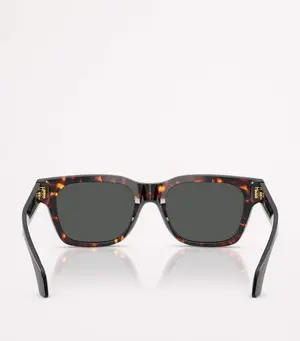 Versace Square Frame Sunglasses - Brown