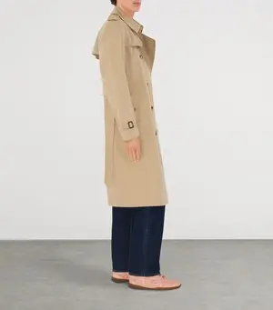 Burberry Long Kensington Heritage Trench Coat - Beige