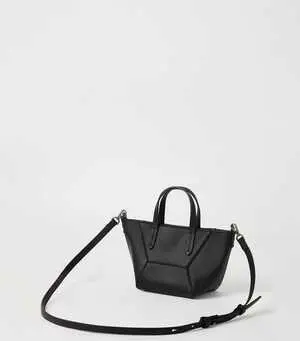 Brunello Cucinelli Bc Duo Mini Calfskin Tote Bag - Black