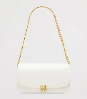 Alexander McQueen Leather Shoulder Bag With Skull Clasp