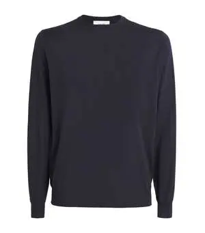 LARDINI Virgin Wool Crew-neck Sweater