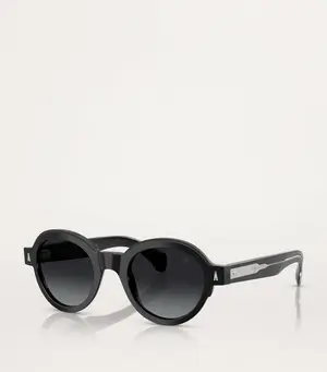 Moncler Acetate Rondosa Me6003 Sunglasses - Black