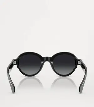 Moncler Acetate Rondosa Me6003 Sunglasses - Black