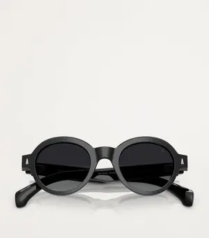 Moncler Acetate Rondosa Me6003 Sunglasses - Black