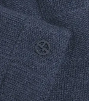 Giorgio Armani Cashmere Patchwork Beanie