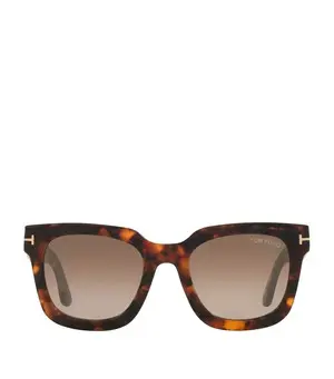 TOM FORD Acetate Leigh-02 Sunglasses - Brown