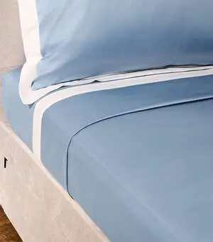 CELSO DE LEMOS Emma King Pillowcase - Blue