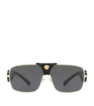 Versace Square Sunglasses - Gold