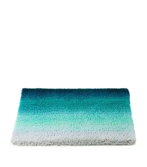 ABYSS & HABIDECOR Egyptian Cotton-blend Aurore Bath Mat - Turquoise