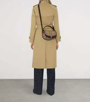 Burberry Canvas Highlands Cross-body Bag - Beige