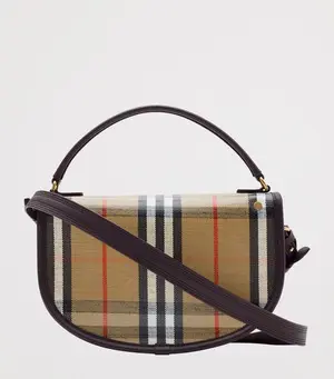 Burberry Canvas Highlands Cross-body Bag - Beige