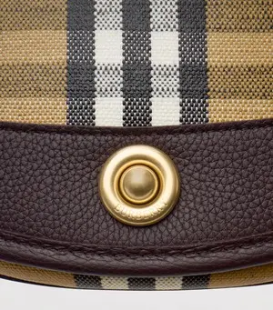 Burberry Canvas Highlands Cross-body Bag - Beige