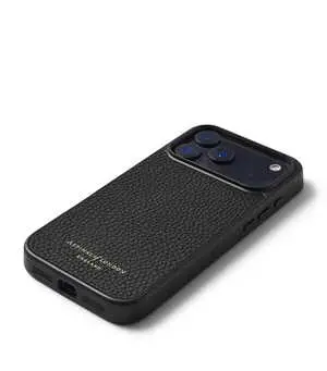ASPINAL OF LONDON Grained Leather Iphone 17 Pro Case