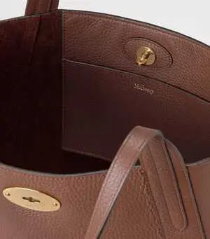 Mulberry Leather North South Bayswater Tote - Brown