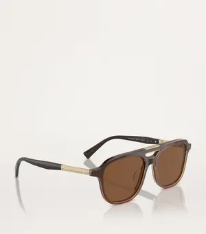 Brunello Cucinelli Acetate Bc4001s Sunglasses - Brown