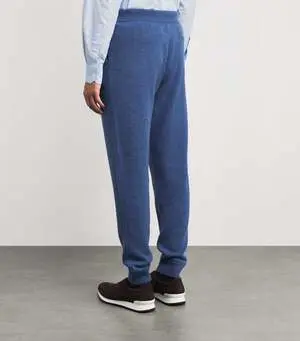 Harrods Cashmere Sweatpants - Blue