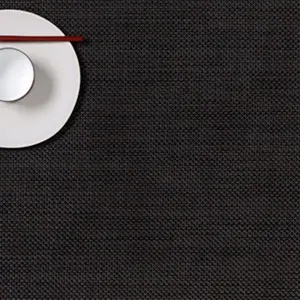 CHILEWICH Mini Basketweave Oval Placemat - Brown