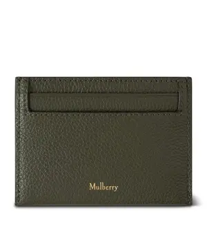 Mulberry Leather Continental Card Holder - Green