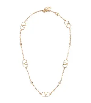 Valentino Garavani Vlogo Signature Necklace - Gold