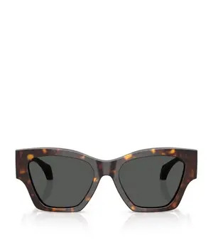 Versace Square Frame Sunglasses - Brown