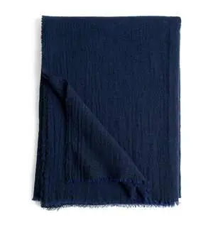 OYUNA Cashmere Woven Esra Throw - Purple