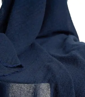 OYUNA Cashmere Woven Esra Throw - Purple