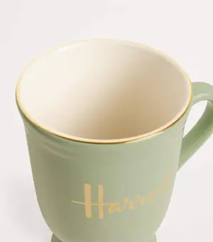 Harrods Pedestal Mug - Green