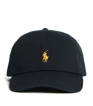 Polo Ralph Lauren Cotton Baseball Cap - Black