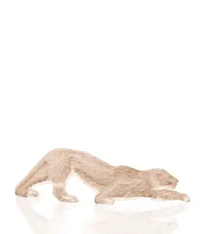 Lalique Zeila Panther Sculpture - Clear