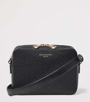 ASPINAL OF LONDON Leather Camera Bag - Black