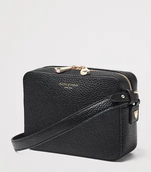 ASPINAL OF LONDON Leather Camera Bag - Black