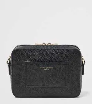 ASPINAL OF LONDON Leather Camera Bag - Black