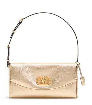 Valentino Garavani Gold Tone Shoulder Bags