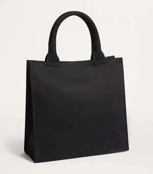 Harrods Cotton Logo Tote Bag