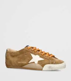 GOLDEN GOOSE True Star Suede Sneakers - Brown
