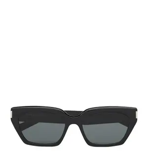 Saint Laurent Acetate Sl 826 Sunglasses - Black