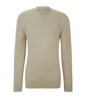 BOSS Silk Crew-neck Sweater