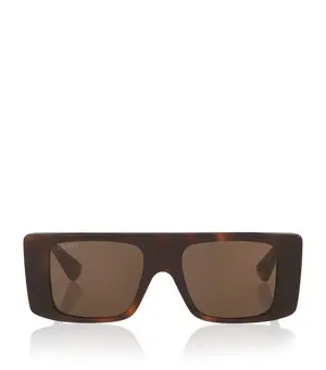Gucci Acetate Sunglasses - Brown