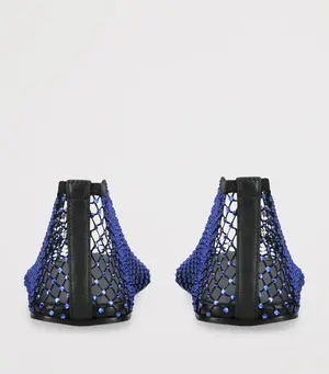 Christopher Esber Minette Embellished Ballet Flats - Blue