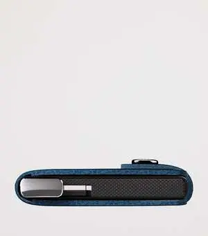 SECRID Basco Leather Miniwallet - Blue