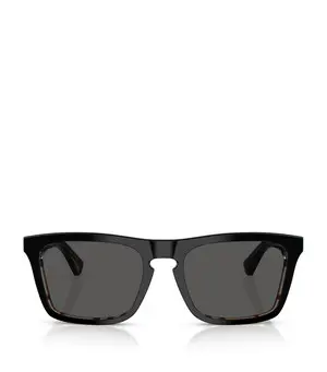 Burberry Acetate Square Sunglasses - Black