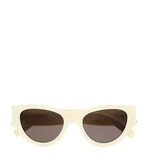 Saint Laurent Acetate Sl M94 Sunglasses - White