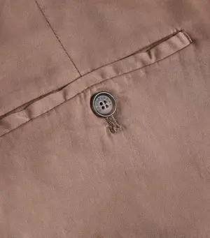 Paul & Shark Cotton-silk Blend Straight Chinos - Brown