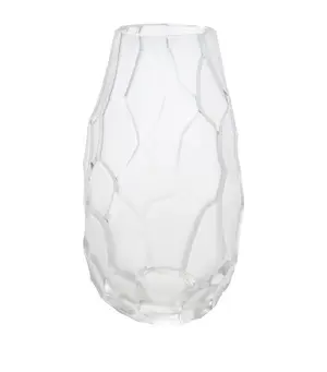 Lalique Small Crystal Silex Vase - Clear