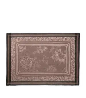 LE JACQUARD FRANÇAIS Linen Romance Placemat - Pink